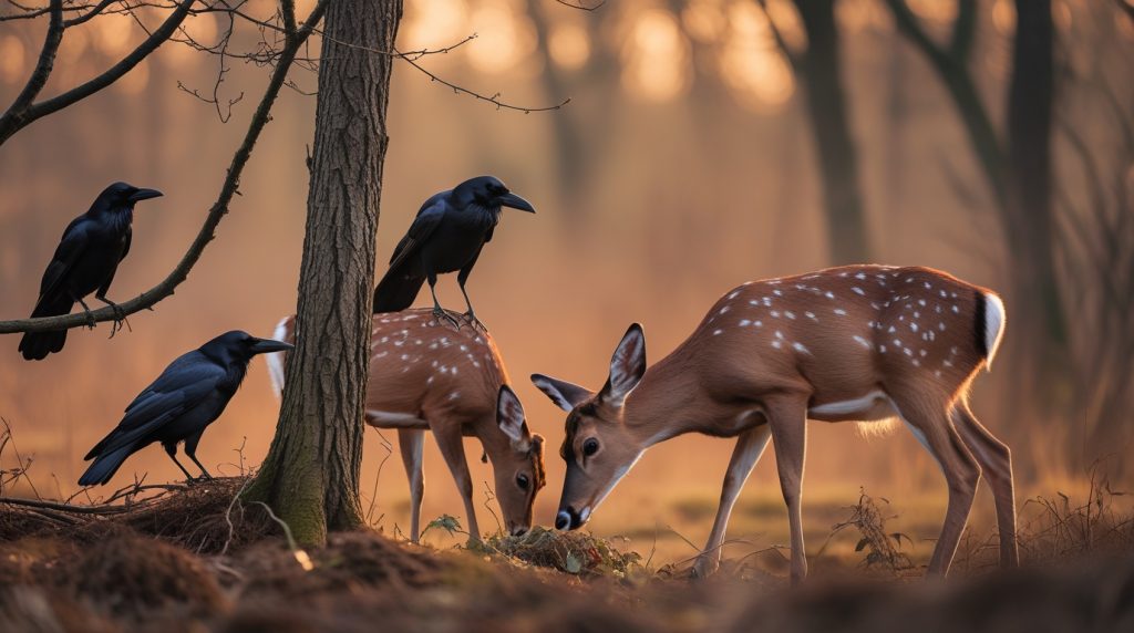 Do Crows Scare Deer Away: Myth Or Effective Strategy?