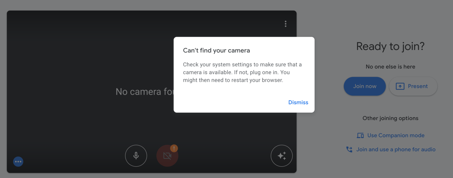 Camera Can'T Be Found Google Meet: Troubleshooting Tips And Fixes