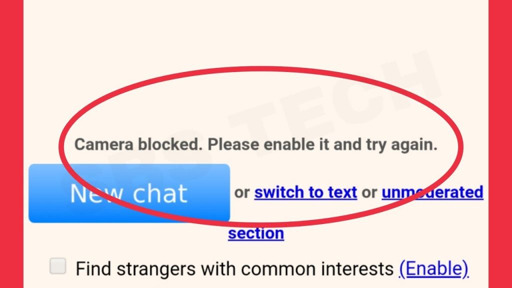 How Do You Enable Camera On Omegle: Step-by-Step Guide