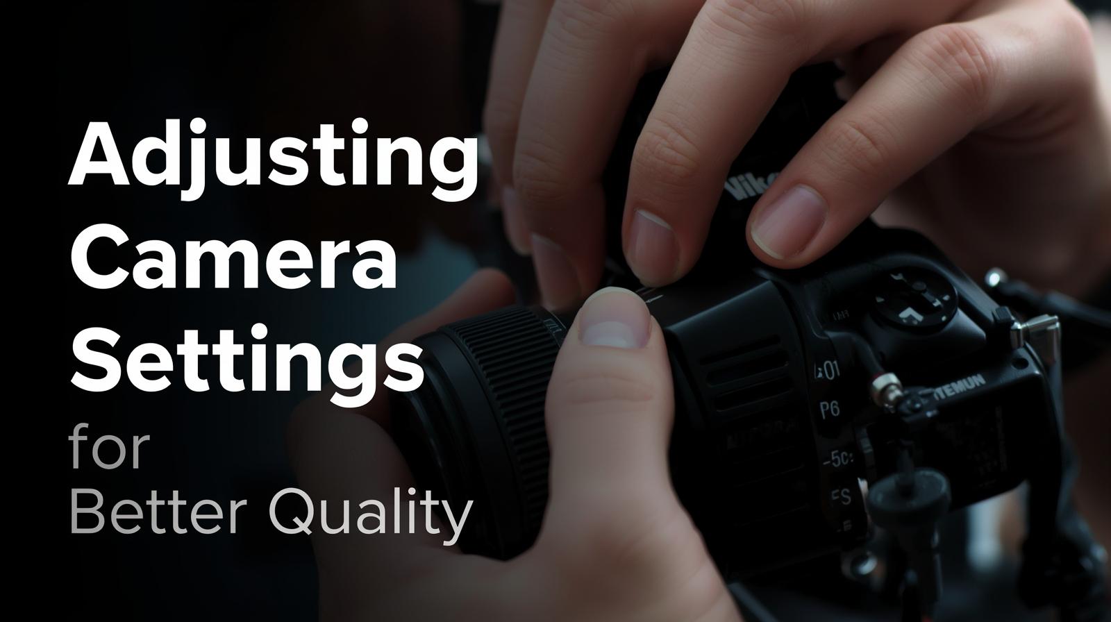 Adjusting Camera Settings For Better Quality: Expert Tips